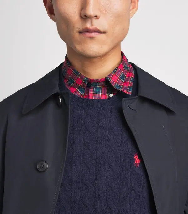 POLO RALPH LAUREN Wool-cashmere Cable-knit Sweater