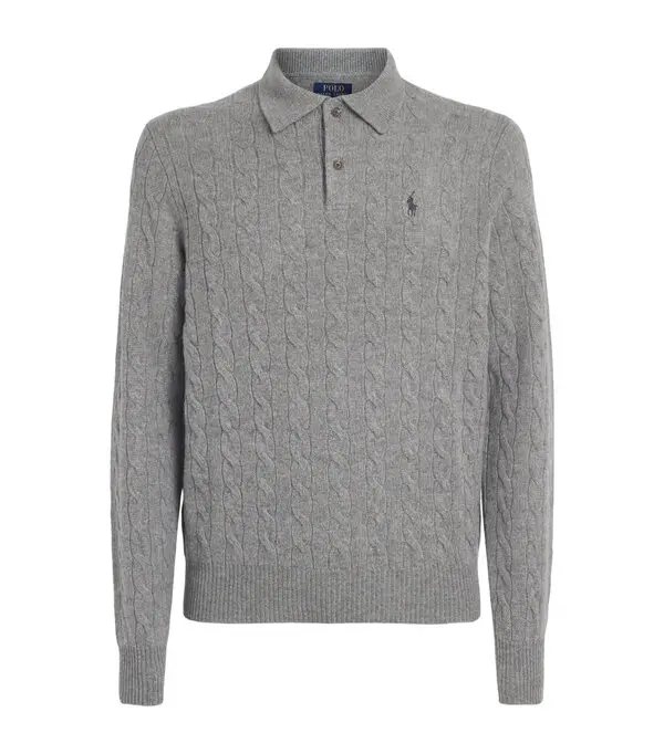 POLO RALPH LAUREN Wool-cashmere Polo Pony Sweater