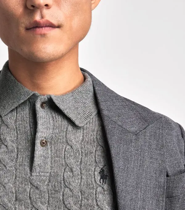 POLO RALPH LAUREN Wool-cashmere Polo Pony Sweater