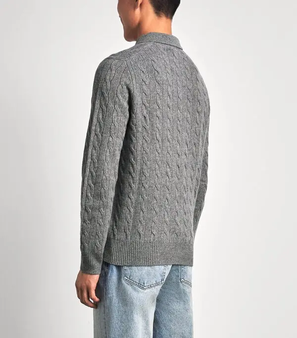 POLO RALPH LAUREN Wool-cashmere Polo Pony Sweater