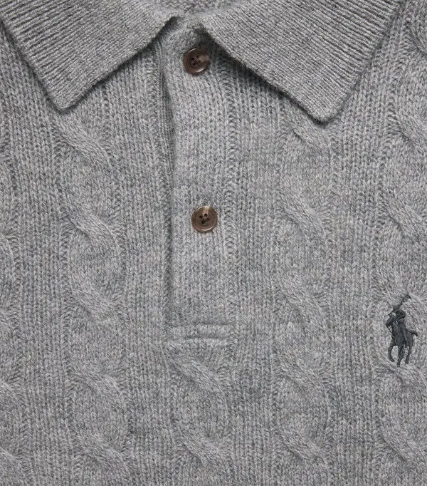 POLO RALPH LAUREN Wool-cashmere Polo Pony Sweater