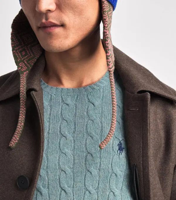 POLO RALPH LAUREN Wool-cashmere Cable-knit Sweater