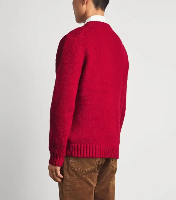 Polo Ralph Lauren Wool Martini Bear Sweater