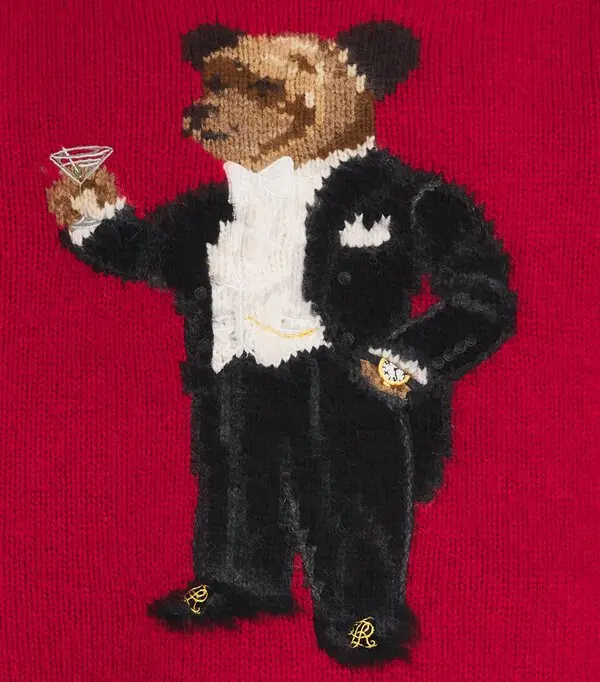 Polo Ralph Lauren Wool Martini Bear Sweater