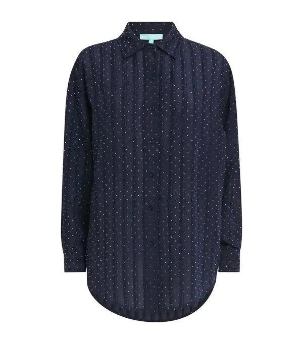 Melissa Odabash Cotton Diamanté Ziggy Shirt