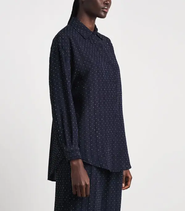 Melissa Odabash Cotton Diamanté Ziggy Shirt