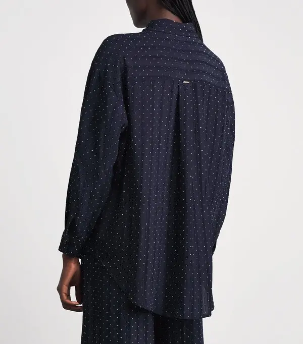 Melissa Odabash Cotton Diamanté Ziggy Shirt