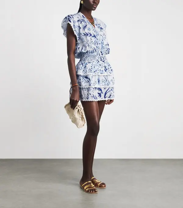 Melissa Odabash Ruffle Jess Mini Dress