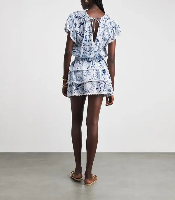 Melissa Odabash Ruffle Jess Mini Dress