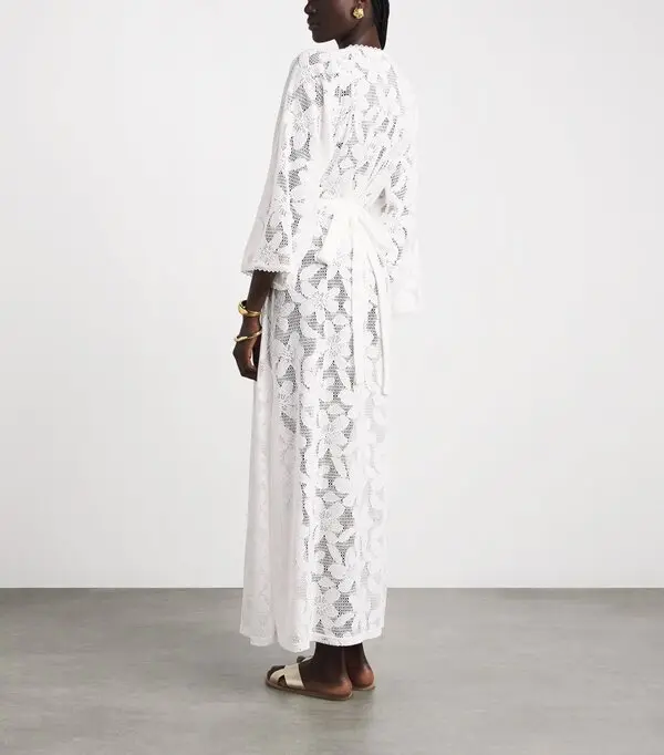 Melissa Odabash Cotton-blend Tie Nina Kaftan