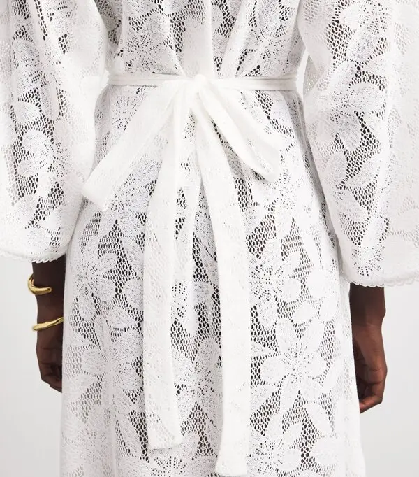 Melissa Odabash Cotton-blend Tie Nina Kaftan