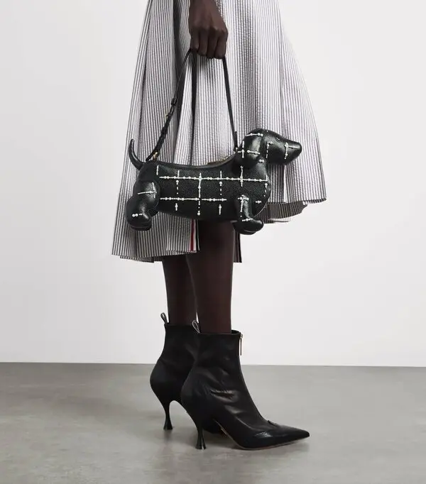 Thom Browne Baby Leather Hector Shoulder Bag