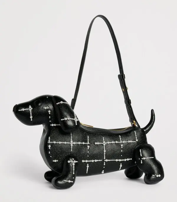 Thom Browne Baby Leather Hector Shoulder Bag