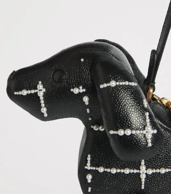 Thom Browne Baby Leather Hector Shoulder Bag