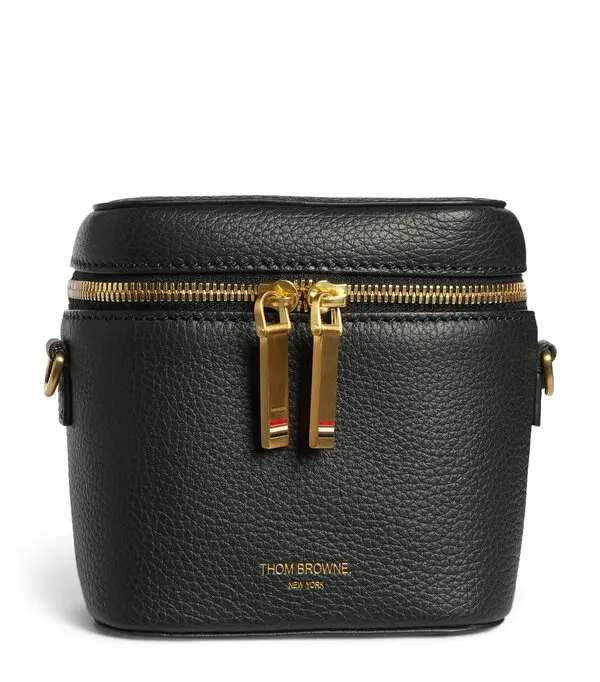 Thom Browne Leather Box Pouch