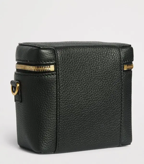 Thom Browne Leather Box Pouch
