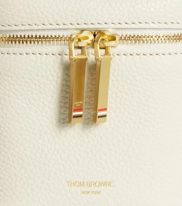 Thom Browne Leather Box Pouch