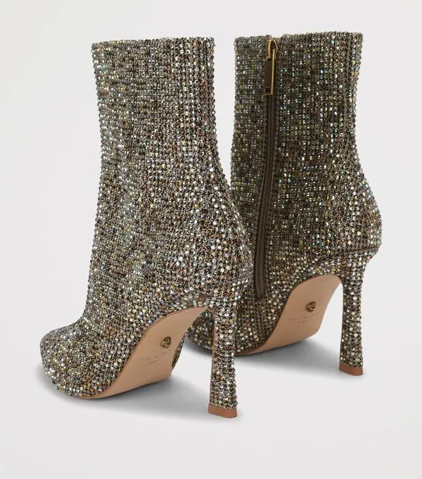 Kurt Geiger Crystal-embellished Annabel Ankle Boots