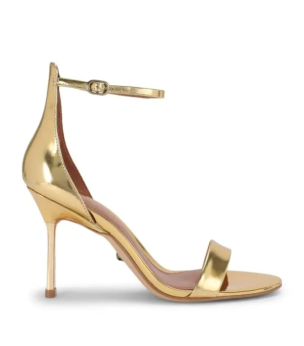 Kurt Geiger Metallic Leather Bank Sandals