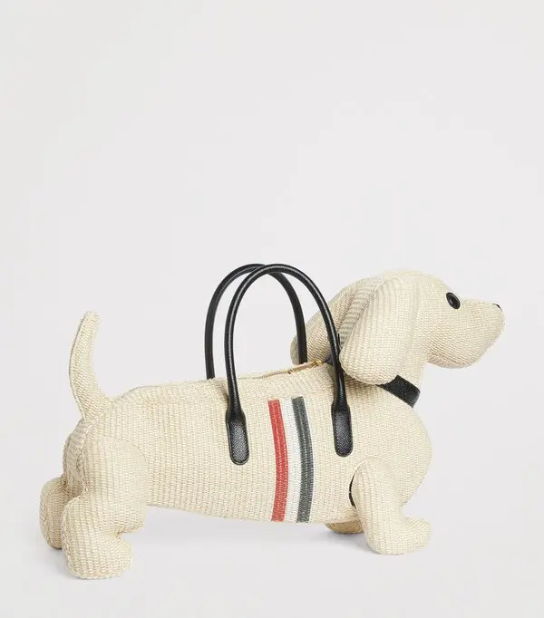 THOM BROWNE Raffia Hector Bag