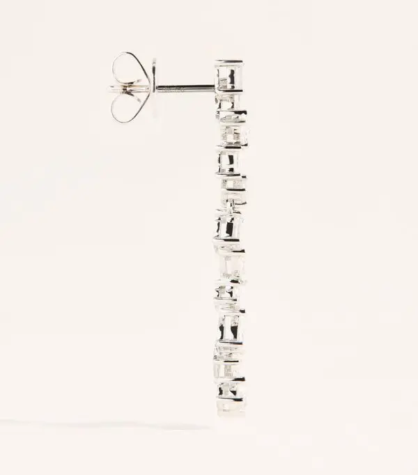 Rosa De La Cruz Gold And Diamond Cascade D Earring