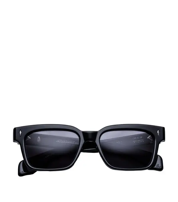 JACQUES MARIE MAGE Acetate Molino 55 Sunglasses - Black