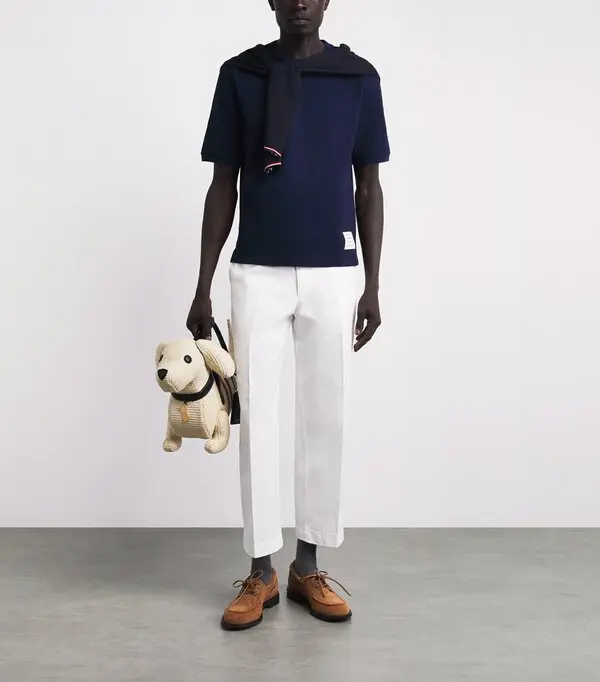 Thom Browne Cotton 4-stripe T-shirt
