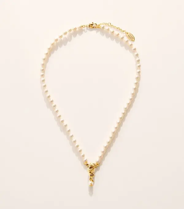 VIVIENNE WESTWOOD Faux Pearl Putti Choker