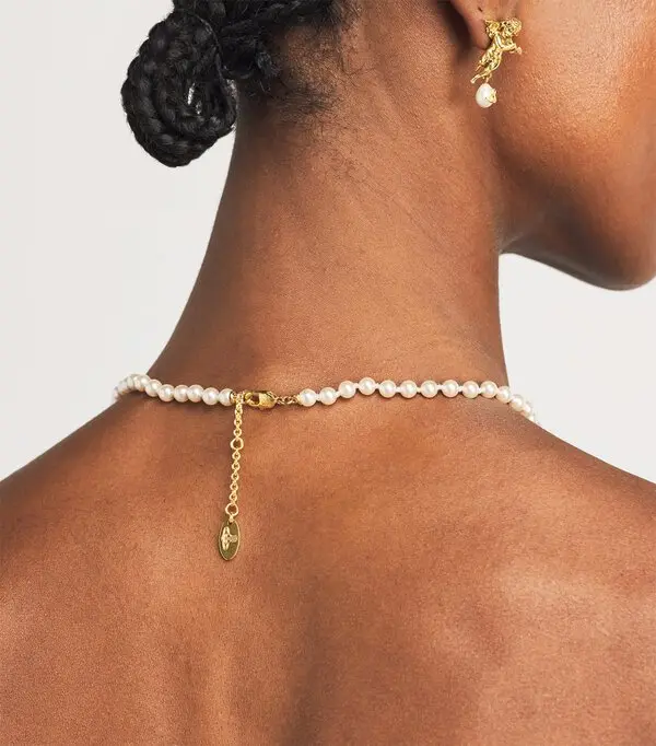 VIVIENNE WESTWOOD Faux Pearl Putti Choker