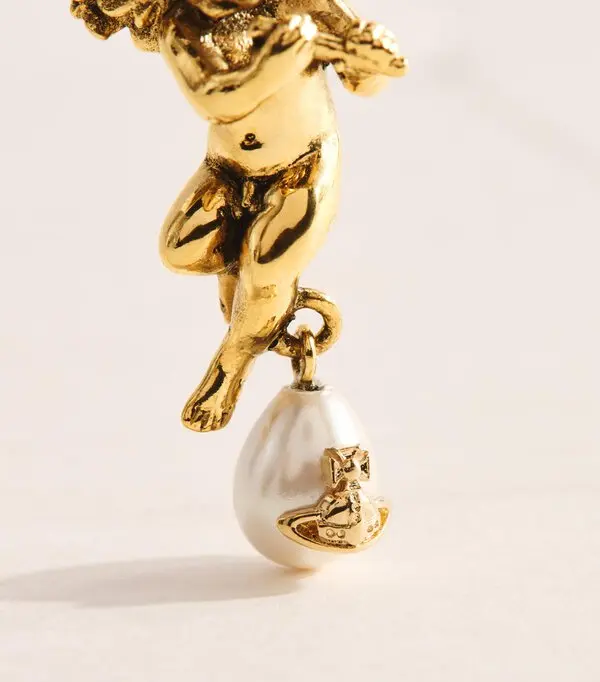VIVIENNE WESTWOOD Faux Pearl Putti Drop Earrings