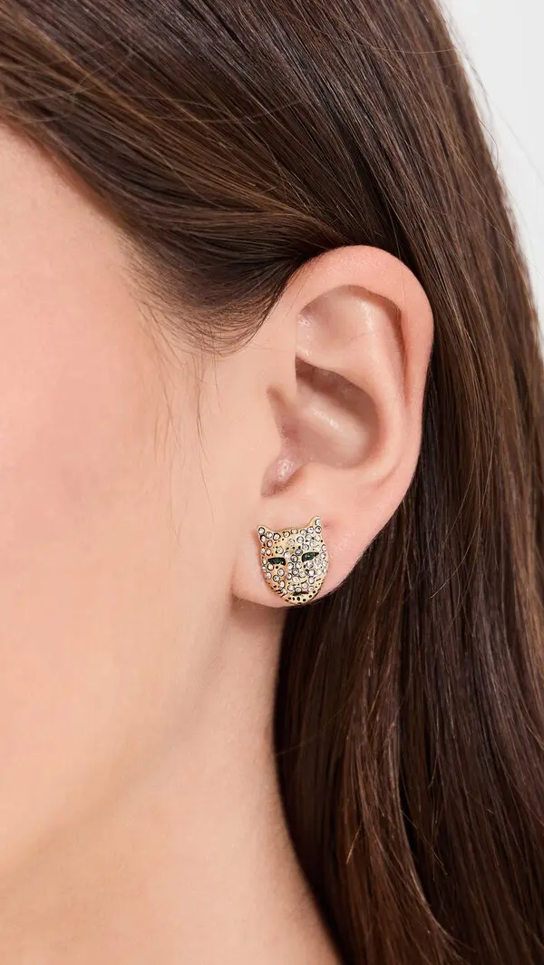 Clare V. Whiskers Stud Earrings