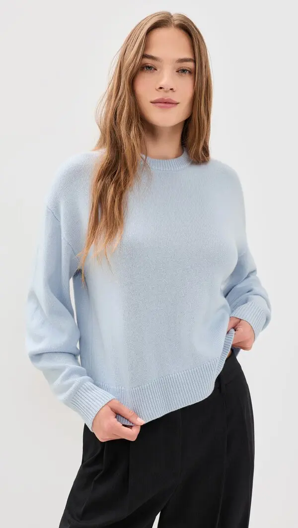 THEORY Cashmere Crew Neck Pullover