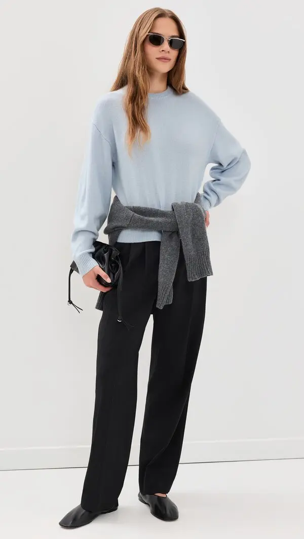 THEORY Cashmere Crew Neck Pullover