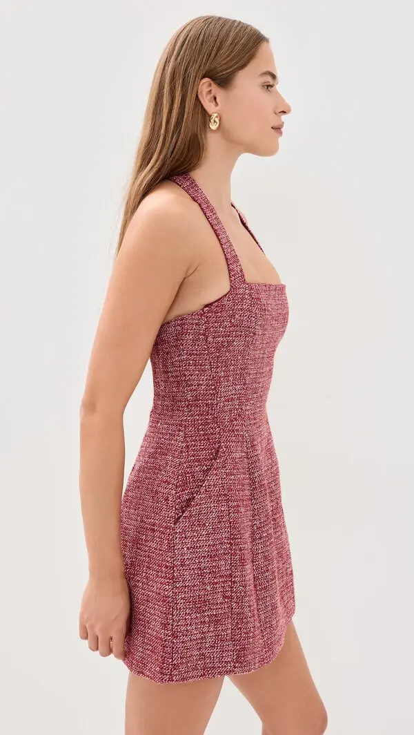 Bardot Nevelle Boucle Halter Dress