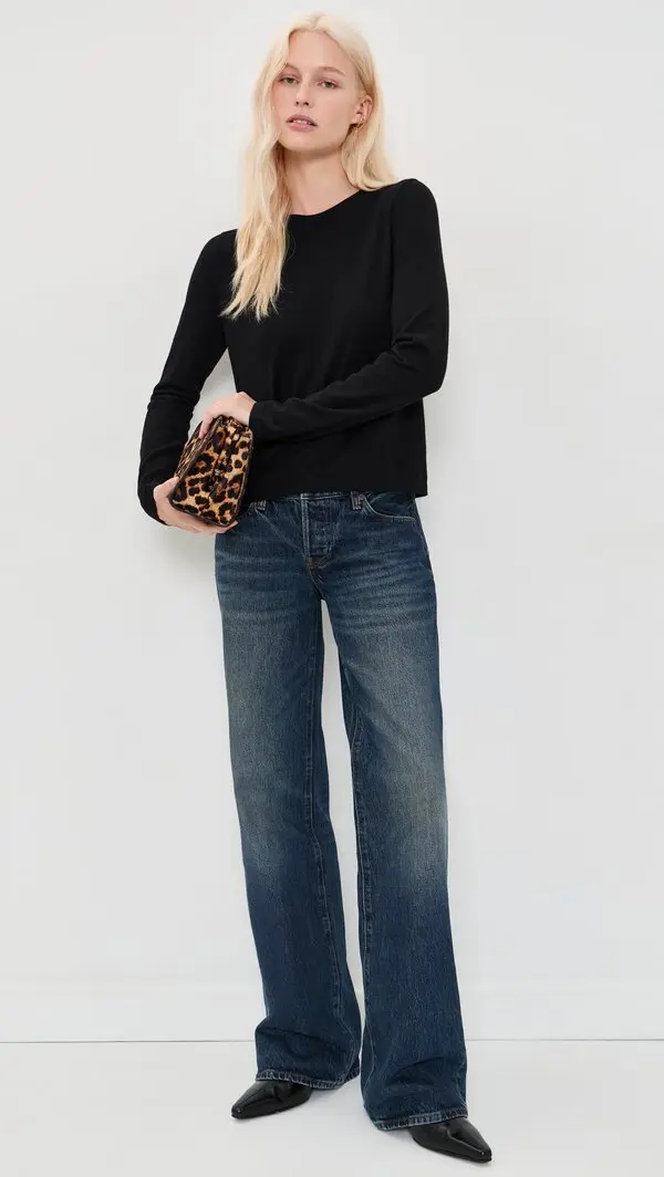 RAILS Cotton Cashmere Long Sleeve Tee
