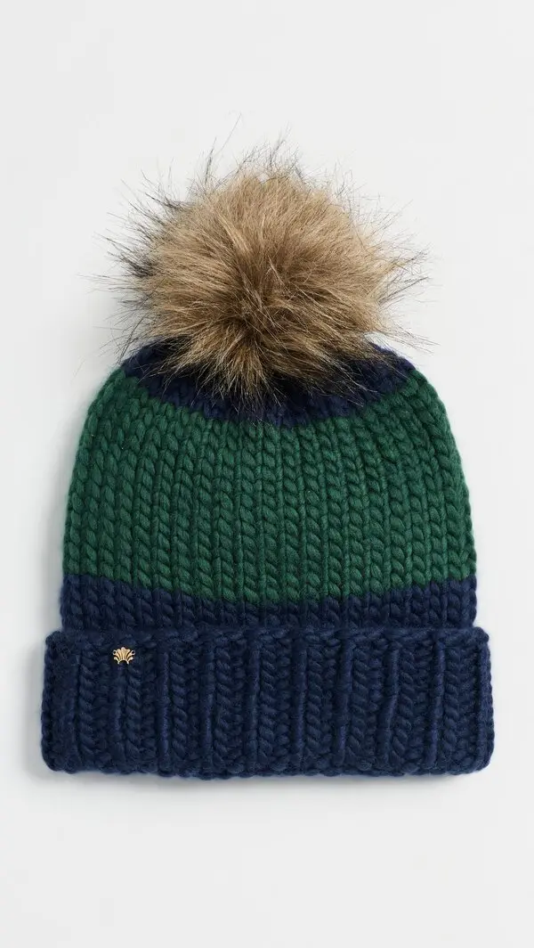 Lele Sadoughi Colorblock Beanie