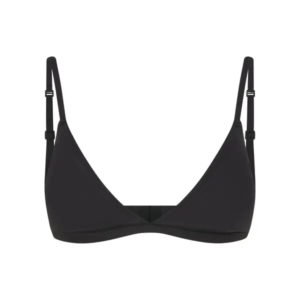 SKIMS Super Padded Triangle Bralette | Black | | Fits Everybody - Onyx
