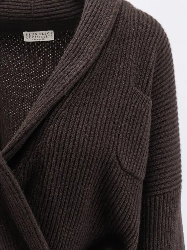 Brunello Cucinelli English Rib Cardigan