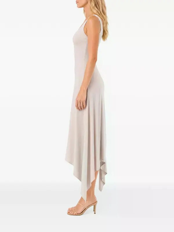 HAMZA Valencia Asymmetric Midi Dress