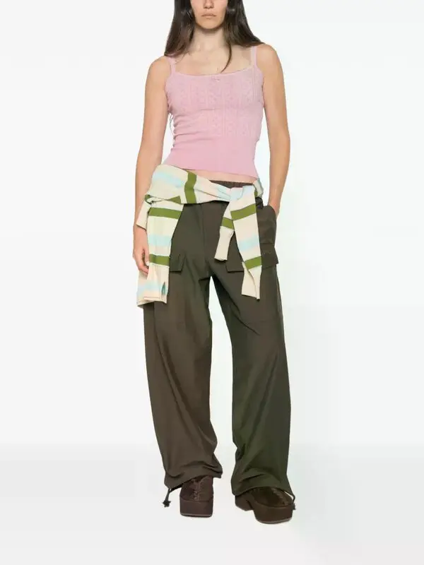 JW Anderson Pointelle Bow-detail Tank Top