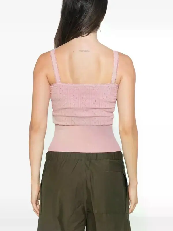 JW Anderson Pointelle Bow-detail Tank Top