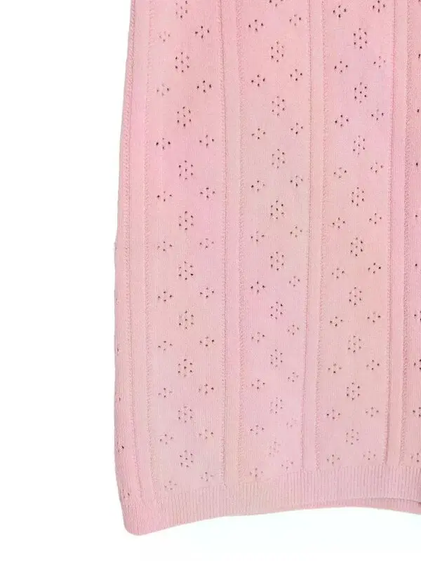 JW Anderson Pointelle-knit Bow-detail Shorts