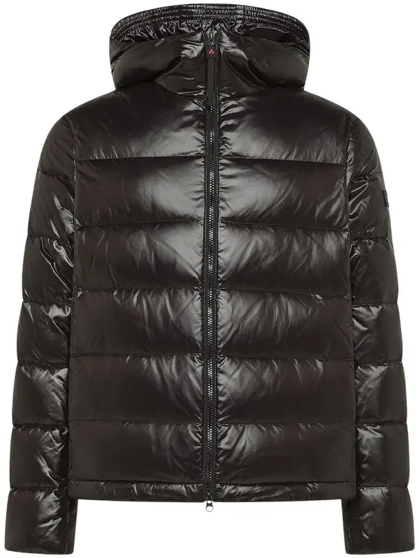 PEUTEREY Nylon Hooded Down Jacket