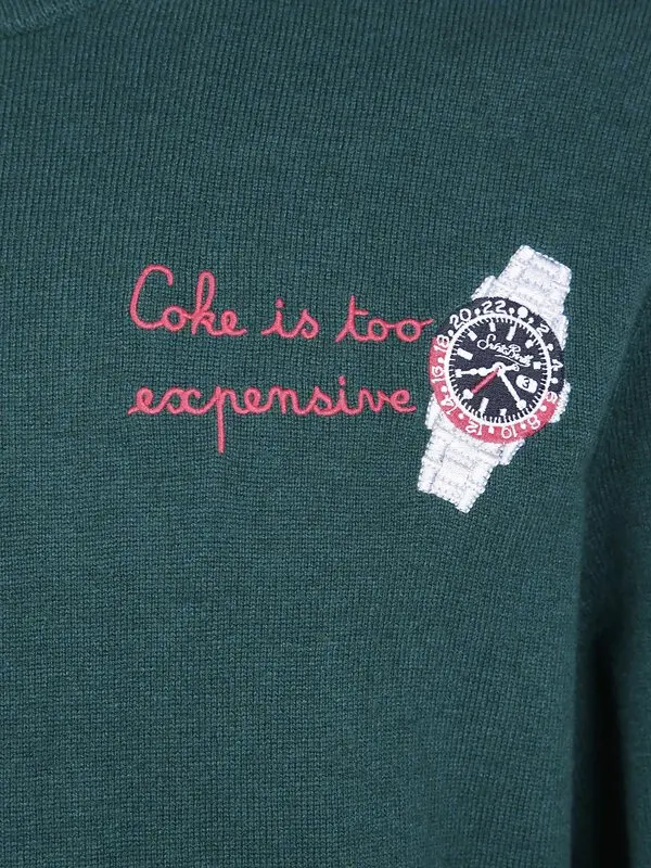 MC2 SAINT BARTH Watch Embroidered Crewneck Jumper