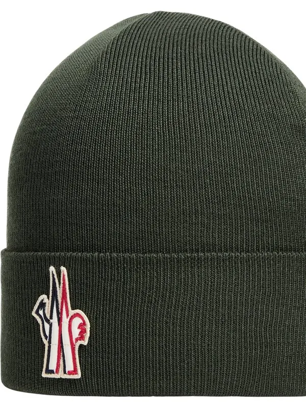 Moncler Logo Wool Beanie