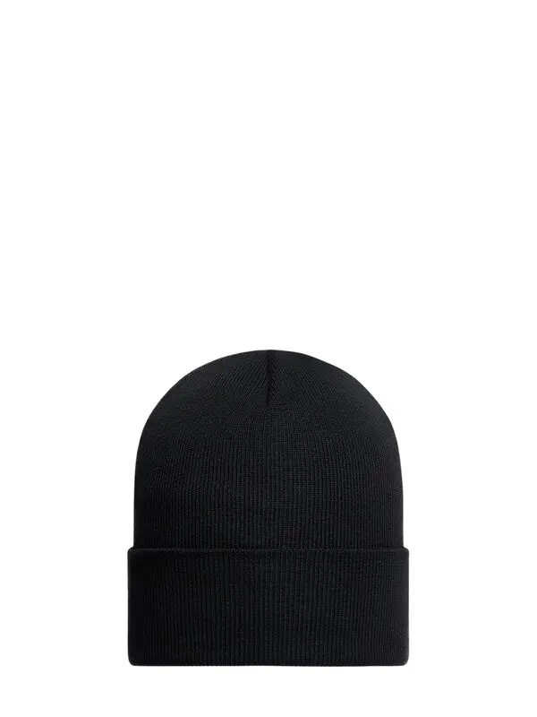 Moncler Logo Wool Beanie