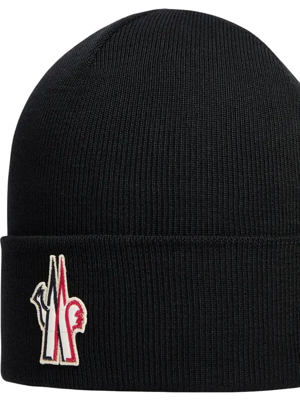 Moncler Logo Wool Beanie