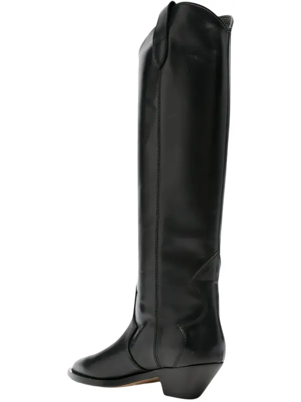 VIA ROMA 15 Logo-plaque Knee-high Boots