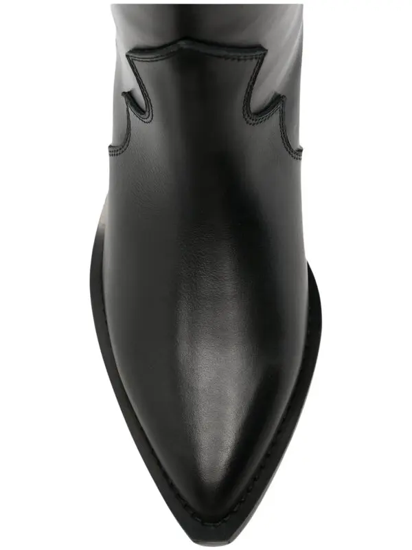 VIA ROMA 15 Logo-plaque Knee-high Boots