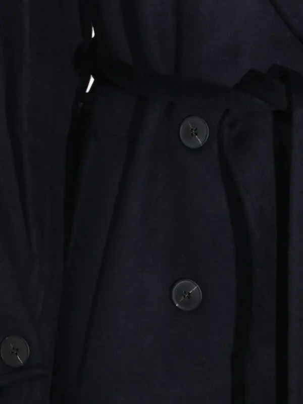 THE DYNAMIS STUDIO Double-breasted Belted Coat